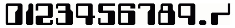 デジタル文字の数字フォントを集めました【商用利用可・無料】 | デザナル